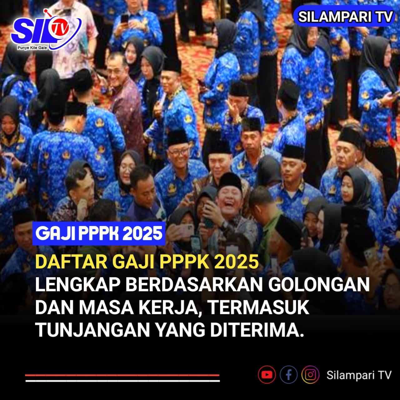 Daftar Gaji PPPK 2025 Lengkap Berdasarkan Golongan dan Masa Kerja, Termasuk Tunjangan yang Diterima.
